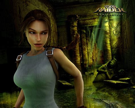 Big Boobs Video Game Girls Lara Croft Tomb Raider Video Games