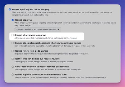 [feature Request] Allow Pr Author To Require All Reviewers To Approve