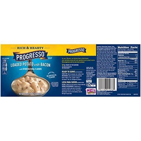 Progresso Rich And Hearty Loaded Potato With Bacon Soup 185 Oz Ebay