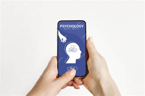 Concepto De Prueba De Salud Mental Manos Femeninas Sostienen Un