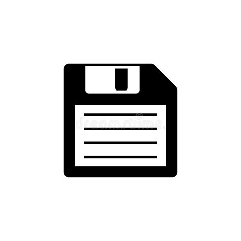 Diskette Icon Vector Computer Floppy Disk Isolated Stock Vector Illustration Of Technology