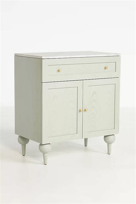The Fern Marble Top Entryway Cabinet Anthropologie