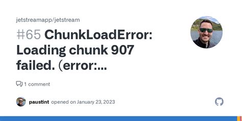Chunkloaderror Loading Chunk Failed Error Https Getjetstream