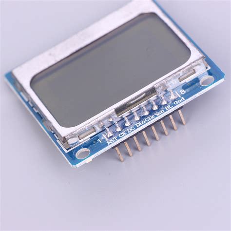 84x48 Nokia Lcd Module Blue Backlight Adapter Pcb Nokia 5110 Lcd For