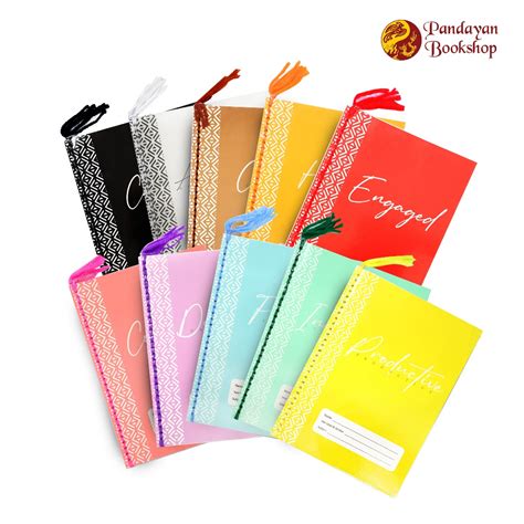Pandayan Spiral Notebook Bookpaper New Design 80 Leaves Stitched With