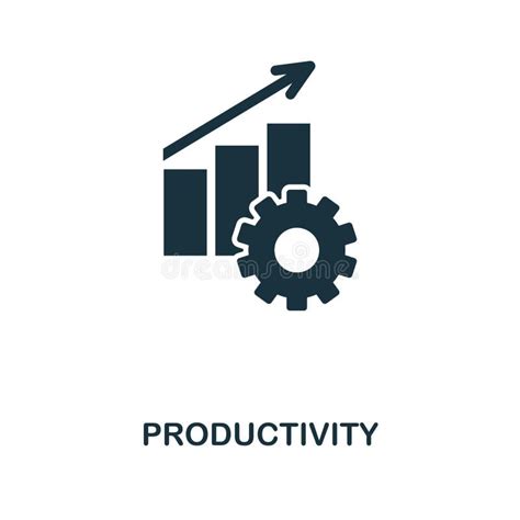Productivity Icon Monochrome Style Icon Design From Project Management Icon Collection Ui