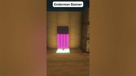 Enderman Banner Minecraft Shorts Youtube