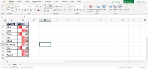 How To Add And Customize Data Bars In Excel Sheetaki