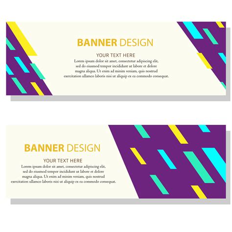 Design Moderno Da Bandeira Modelo De Banner Conjuntos De Banner