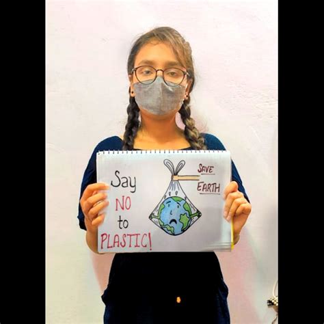 Poster On Single Use Plastic India Ncc