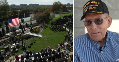 World War Ii Vet Celebrates 100th Birthday At Veterans Day Ceremony In