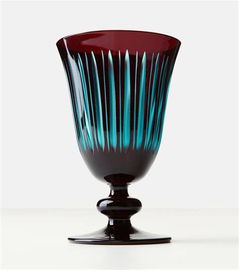 Set Di 4 Bicchieri Da Vino Prism In Blu L Objet Mytheresa