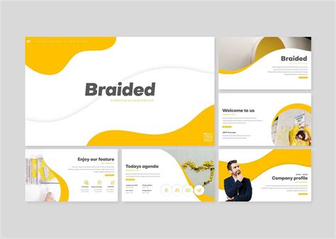 Braided Powerpoint Template Powerpoint Templates Keynote Template