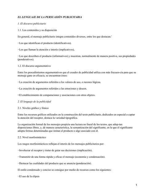 Lenguaje de la persuasión publicitaria