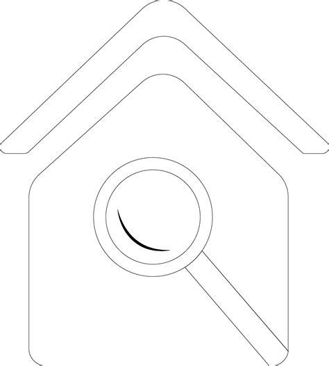 Isolated Property Search In Black Line Art 24832005 Vector Art At Vecteezy