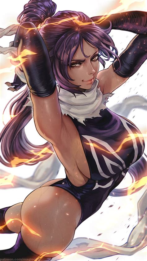 Shihouin Yoruichi Bleach Drawn By Magion Danbooru