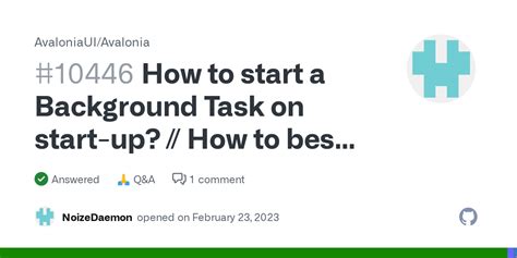 How To Start A Background Task On Start Up How To Best Update Bound