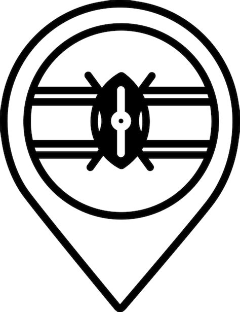 Premium Vector Location Pointer Glyph And Line Vector Illustration