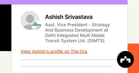 ashish srivastava asst vice president strategy and business