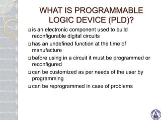 Field Programable Gate Array PPTX Programming Languages Computing