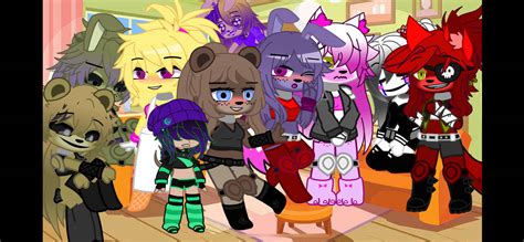 All My Fnia Characters Dejavu By Fullofshiest On Deviantart