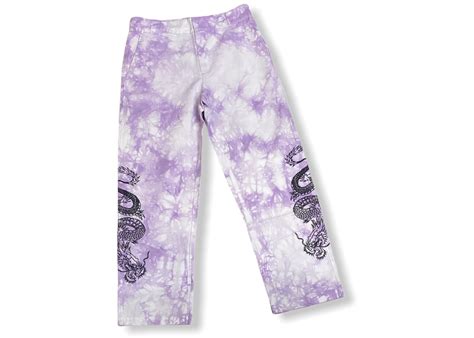 Clot X Dickies Dragon Tie Dye Chino Purple Mens Fw19 Us