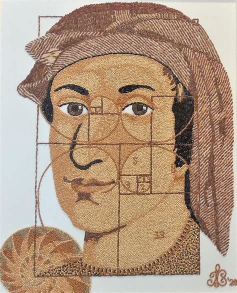 Leonardo Fibonacci Relief By Kovats Daniela