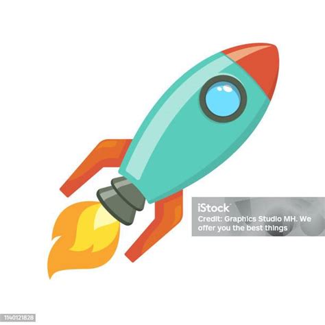 動畫片火箭太空飛船起飛 向量例證簡單的復古太空船圖示向量圖形及更多太空穿梭機圖片 太空穿梭機 火箭 起飛 活動 Istock