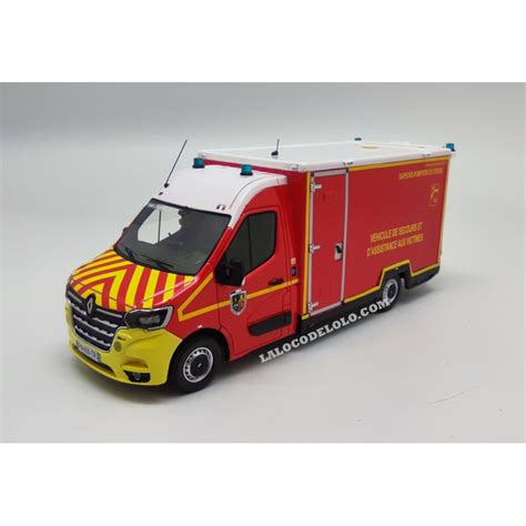 1 43 RENAULT MASTER 2019 TIB VSAV SDIS 25 DOUBS ALERTE