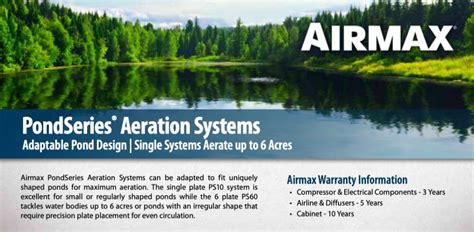 Airmax Ps40 Water Aeration Aeration System Pond Aerator Pond