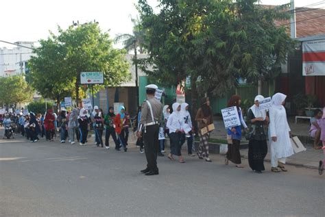 Insidewinme Foto Long March Remaja Muslim Menolak Pergaulan Bebas