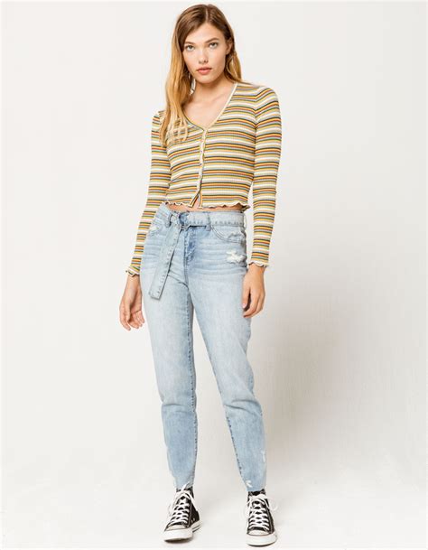 Sky And Sparrow Stripe Womens Knit Top Multi Tillys
