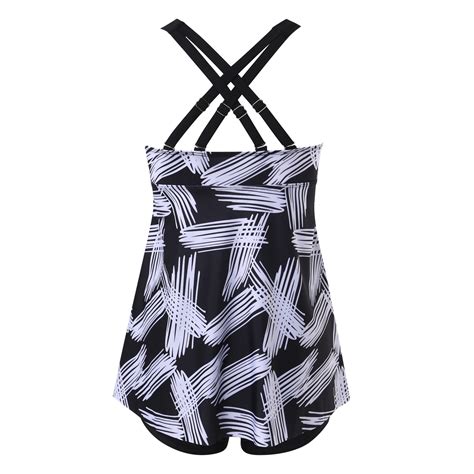 Women High Waisted Tankini Sexy Push Up Two Piece Swimsuits Vintage Swimsuit Two Piece Retro