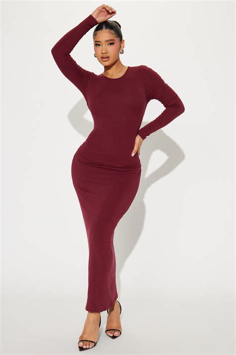Secretly Sexy Maxi Dress Wine Fashion Nova Dresses Fashion Nova