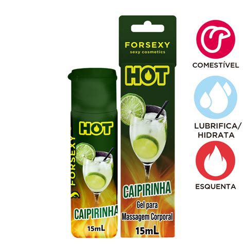 Gel Hot Beijável For Sexy Caipirinha 15ml
