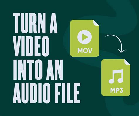 How To Turn A Video Into An Audio File Quick And Free