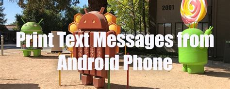 How To Print Text Messages From Android Phone