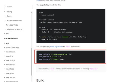 docs docs api reference cli · issue 36963 · vercel