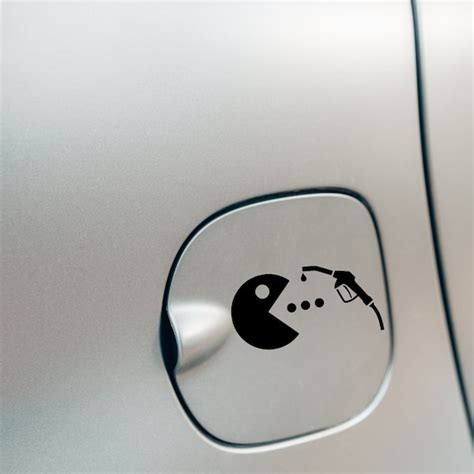 Pacman Tank Cap Sticker Etsy