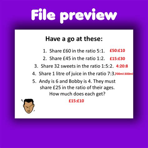 Gcse Ratio And Proportion Notes And Worked Examples Andy Lutwyche