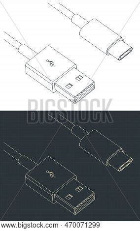 Usb Type Usb Type C Vector Photo Free Trial Bigstock