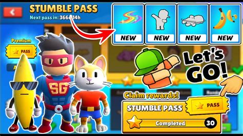 BORONG STUMBLE PASS TERBARU DI BETA SERVER 0 40 MAX ADA 3 SKIN BARU DAN EMOTE BARU Stumble