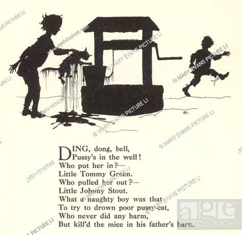 Ding Dong Bell Pussys In The Well Who Put Her In Little Tommy