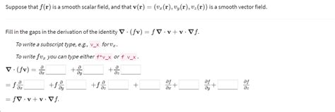 Solved Suppose That Fr Is A Smooth Scalar Field And That