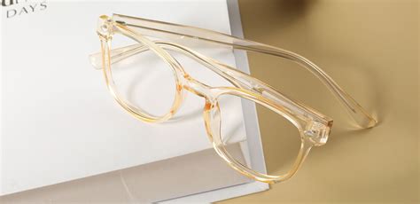 Swirl Classic Square Prescription Glasses Yellow Womens Eyeglasses