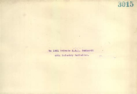 Ernest George Ludwig Gebhardt South Australian Red Cross Information