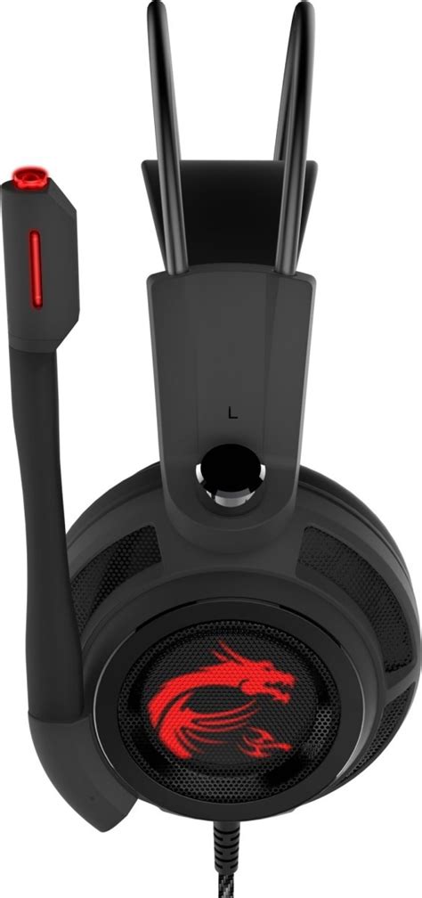 MSI DS502 Virtual 7.1 Surround Sound Wired Gaming Headset - Wootware