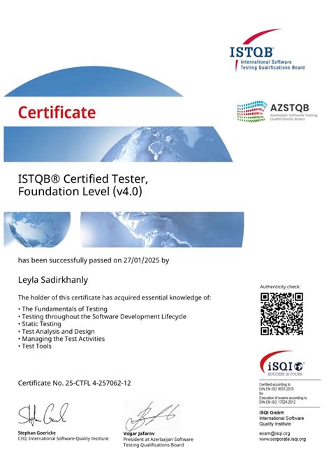 Istqb Softwaretesting Qa Certification Continuouslearning Leyla