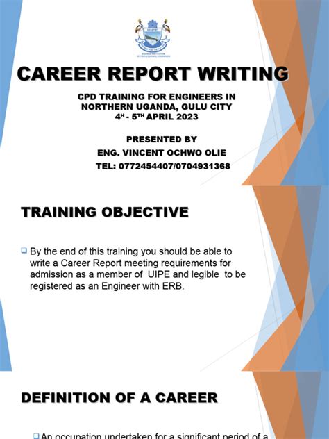 Career Report Writing Pdf Academic Degree Diploma