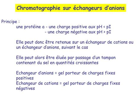 PPT Chapitre 6 Techniques de purification des protéines Isolement des